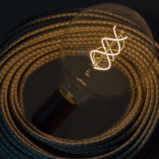 Edison Soft žiarovka, LED žiarovka - SPHERE - 5W, E27, Stmievateľná, 2200K